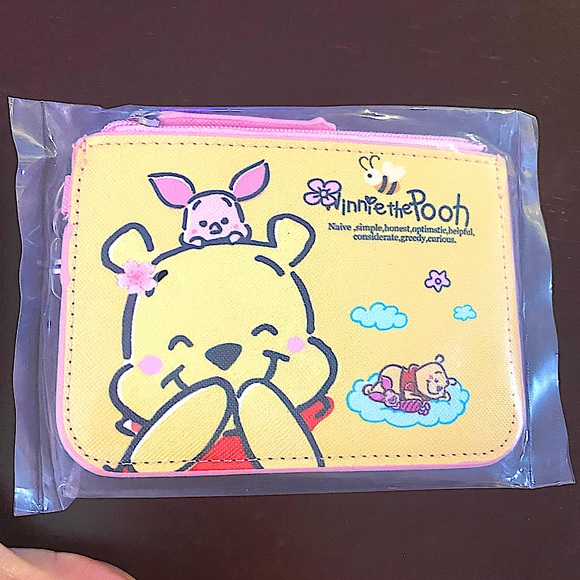 Disney | Bags | Pooh Bear Id Card Holder Wallet | Poshmark